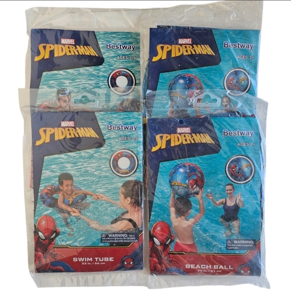 Spiderman | Toys | Marvel Spiderman Bestway 2 Pool Floaty Tubes And 2 ...